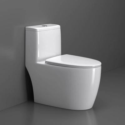 China European Bathroom Sanitary Close Coupled Porcelain Wc Toilets Floor Mounted One Piece Toilet for Sale for sale