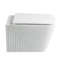 China Factory OEM ODM White Tornado Ceramic One-Piece Toilet Wall Hung Water Closet Super Swirling Inodoro S-Trap for Bathroom Use for sale