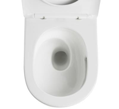 China Rimless Wall Hung Ceramic Chinese Wall Mounted Colorful Modern Bathroom Toilet for sale