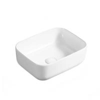 China European Hotel Washroom Ceramic square Sink Apartment Bathroom Marble Countertop Sink for sale