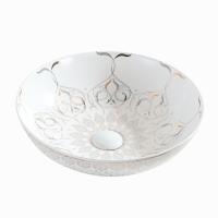 China High Quality White Cheap Prices Bathroom Table Top Oval Ceramic Sink Trough Small Hand Wash Basin Sink for sale