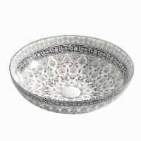 China Wholesale Counter top Wash Basin Desktop Washbasin Table Top Art Basin Sanitary Ware Ceramic Bathroom Sinks for Hotel for sale