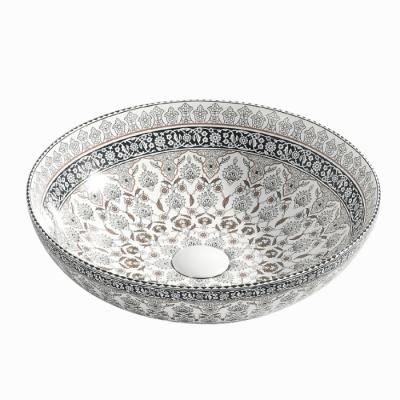 China Wholesale Counter top Wash Basin Desktop Washbasin Table Top Art Basin Sanitary Ware Ceramic Bathroom Sinks for Hotel for sale