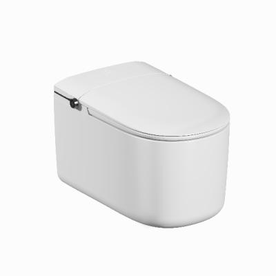 China Sensor Flush One Piece Intelligent WC Bidet Commode Toilet Bowl Automatic Operation Smart Toilet With Remote Control for sale