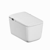 China Custom Smart Toilet Bidet Built In Bidet Heated Seat Elongated Japanese Automatic Flush Dryer Night Light Elongated Smart Toilet for sale