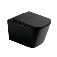 China Sanitary Ware Black Toilets Bowl Wall Mounted Wc Set Concealed Tank Bathroom Hanging Porcelain Custom Color Wall Hung Toilet for sale