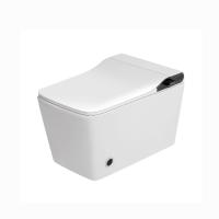 China Smart Wall-Hung Elongated Bowl WC Toilet Set with Heated Seat Sensor Convenient Auto-Flush Remote Control Modern Smart Toilets for sale