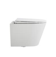 China Modern Comfort Height Contemporary Efficient Wall Hung Toilet Suite Water Saving Dual Flush Ceramic Wc Toilette for sale