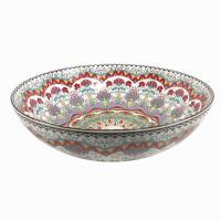 China Modern Single Basin Ceramic Sink Round Design for Bedroom Use in Hotel Villa Apartment School Wash Projects for Bathroom Balcony for sale