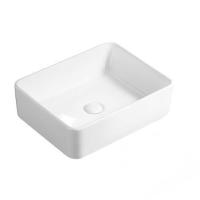 China CUPC Vessel Sink Countertop White Color Porcelain Washbasin Ceramic Counter Table Top Art Hand Wash Basin for sale