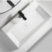 China Modern design bathroom art sink sanitary ware ceramic basin sink for home hotel bathroom for sale