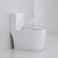 China Floor Mounted New Design Best Sale Porcelain Sanitary Ware Bathroom Ceramic Siphonic One Piece Toilet Bowl for sale
