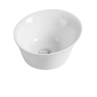 China New Style White Color Art Basin Ceramic Hand Wash Basin Bathroom Sink Oval Shape Ceramic Vessel Sink for sale