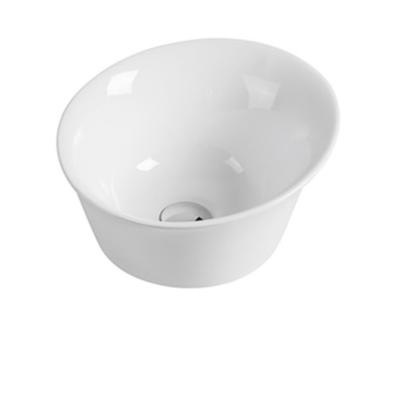 China New Style White Color Art Basin Ceramic Hand Wash Basin Bathroom Sink Oval Shape Ceramic Vessel Sink for sale