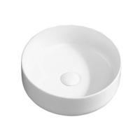 China China Modern Unique Design Glossy White Ceramic Counter Top Art Hand Wash Basin Sanitary Ware Porcelain Lavabo Bathroom Sink for sale