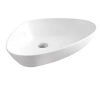 China Modern Design Ceramic Single Bowl Sink Rich Artistic Table Basin for Washroom Above Counter Installation for sale
