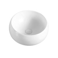 China Factory Wholesale Bathroom Ceramic White Round Sinks Bowl Art Basin Art Wash Counter Top Basin for sale