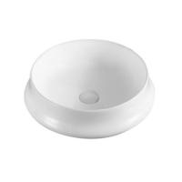 China ALLWELL Modern Round Toilet Wash Basin Lavabo Concrete Sink for Bathroom for sale