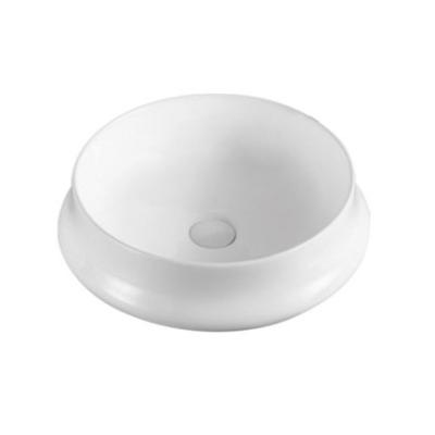 China ALLWELL Modern Round Toilet Wash Basin Lavabo Concrete Sink for Bathroom for sale