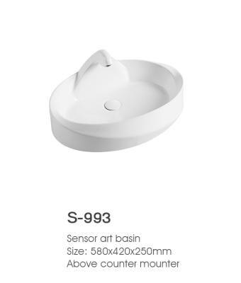 China Wholesale Countertop Wash Basin Desktop Washbasin Table Top Art Basin Sanitary Ware Ceramic Bathroom Sinks for sale