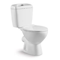 China Modern Dual-Flush Ceramic Toilet Set New Design Square WC for Home Hotel Use Hot Sale Two Pieces S-Trap Drainage Traditional for sale