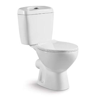 China Modern Dual-Flush Ceramic Toilet Set New Design Square WC for Home Hotel Use Hot Sale Two Pieces S-Trap Drainage Traditional for sale