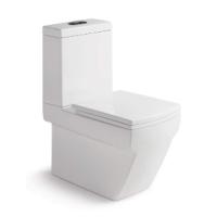 China Household Modern Ceramic Bathroom WC Sanitary Two-Piece Toilet for Hotel / Apartment for sale