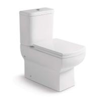 China Bathroom Toilette Wash Down P Trap WC Complet Commode Toilet Ceramic Sanitary Ware Water Closet Toilet Bowl Two Piece Toilet for sale