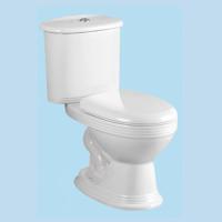 China Hot Sale Popular Sanitary Ware Suit Bathroom Two Piece Toilet Bowl Pedestal Sink Bathroom Toilet Set for Hotel for sale