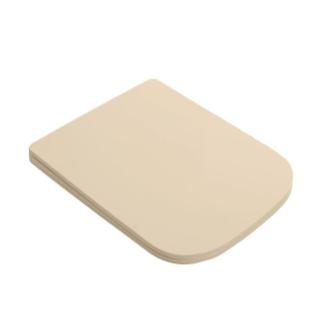 China Duroplast Hot Sale Custom Cheap Price WC Bathroom Sanitary Ware Modern Soft Closing UF Square Shape Toilet Seat Cover for sale