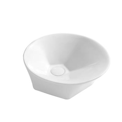 China Glossy White Ceramic Bathroom Sink Art Basin Ceramic Wash Basin From China Sanitary Ware for sale