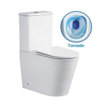 China Modern Two-Piece Ceramic WC Toilet Bowl Watermark Certified for Home or Hotel Bathroom Factory-Hung CE Approved for sale