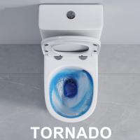 China New Ceramic Wall Mounted Tornado Toilet Bowl Super Swirling Modern Bathroom Sanitary ware WC Tronado for sale