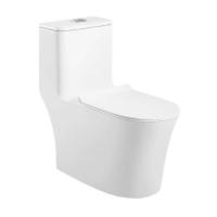 China Easy Clean Glaze SASO Bathroom Toilet Vaso Sanitario Wc Ceramic Sanitary Ware One Piece Saber Washdown Toilet for sale