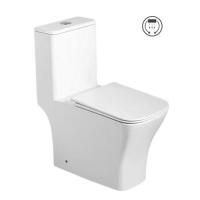 China Chaozhou Manufacturer Sanitary ware Rimless Siphonic Toilet Bowl with CE SASO Certificate for sale