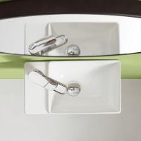 China Best Sale Rectangle Small Wash Basin Price Bathroom Wall Mount Hanging Ceramic Sink Wall Hung Basin for sale