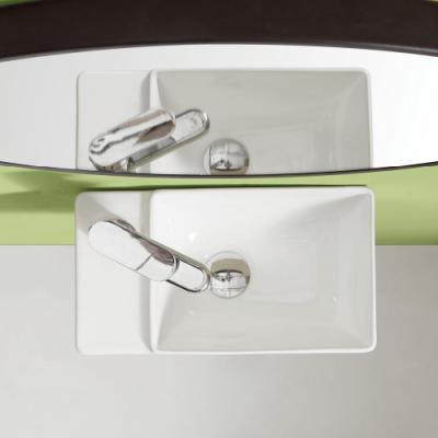 China Best Sale Rectangle Small Wash Basin Price Bathroom Wall Mount Hanging Ceramic Sink Wall Hung Basin for sale