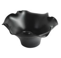 China Luxury New Design Sanitary Ware Table Top Black Washbasin Art Bathroom Sink Ceramic Wash Basin for Hotel for sale