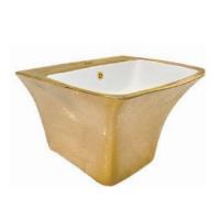 China Single Hole Wash Basin Wall-hung Bathroom Sink with SASO Certificate for sale