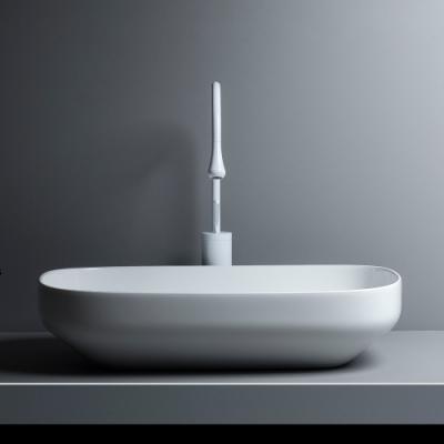China Modern Style High End Decoration Bathroom Sink Hand Wash Ceramic Hand Wash Basin for sale