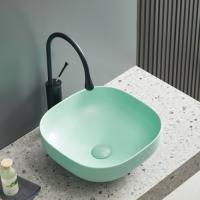 China High Quality Sanitary Ware Countertop White Bathroom Vanity Vessel Sinks Wash Art Basin Ceramic Sink for Hotel Project for sale