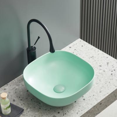 China High Quality Sanitary Ware Countertop White Bathroom Vanity Vessel Sinks Wash Art Basin Ceramic Sink for Hotel Project for sale
