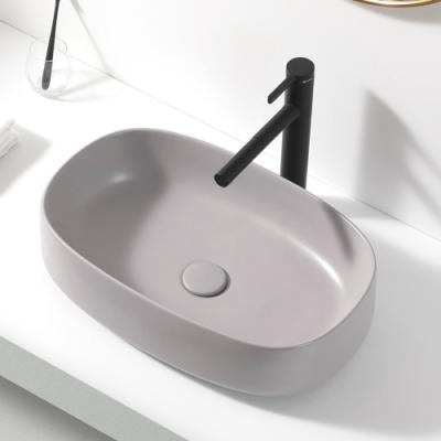 China OEM CE CUPC Hot Sale Sanitary Ware Circal Round Lavabo Ceramic Hand Wash Basin Bathroom Vessel Sink Cement Porcelain Bowls for sale
