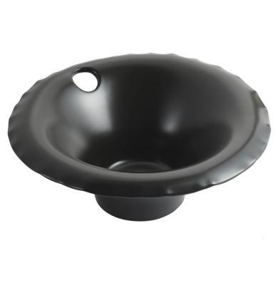 China Modern Style Customized Artistic Black Art Basin For Bathroom Washroom Hotel Restroom for sale