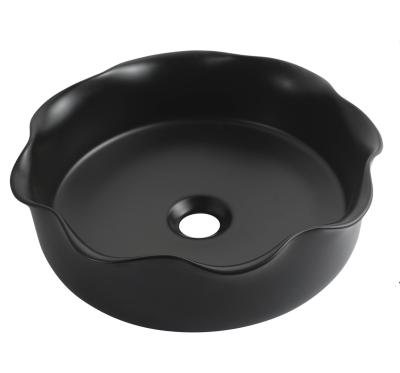 China Modern Ceramic Countertop Washbasin Sink Handmade For Bathroom Washroom Hotel Home Apartment for sale