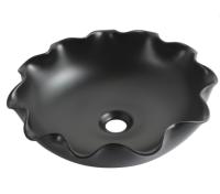 China Popular Beautiful Design Economic Porcelain Black Basin Sink For Hotel Home Bathroom Washroom for sale
