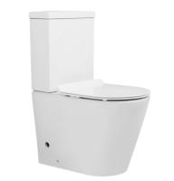 China Modern White Ceramic Vortex Two Piece Toilet  Floor-Mounted P-Trap S-Trap for Home Hotels Bathroom Washroom for sale