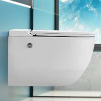 China Luxury European Sanitary Ware Wall Hung Wc White Tankless Toilet Bowl Bathroom Ceramic Wall Hung Toilet for sale