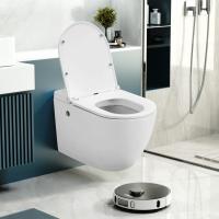 China ALLWELL Modern Style Water Tankless Dual-Flush One-Piece Elongated Toilet Ceramic Floor Mounted P-Trap Drainage for Hotels for sale