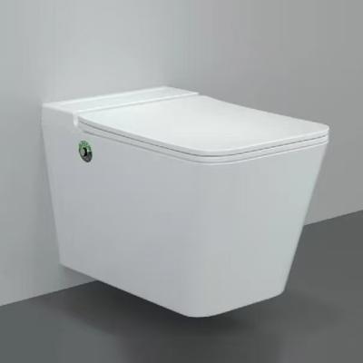 China ALLWELL In-tank Japanese Toilet square Style Wall Mounted square Bidet Toilet and Hidden Water tank Inside the Wc for Bathroom for sale